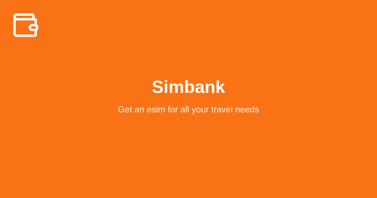 SimBank - Global eSIM Solutions